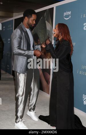 (L-R) Jay Ellis and Kiersey Clemons at the SOMEBODY I USED TO KNOW Los ...