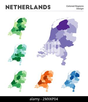 Netherlands map. Borders of the Netherlands for your infographic ...