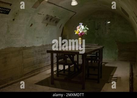The Former Japanese Navy Underground Headquarters in Naha, Okinawa ...