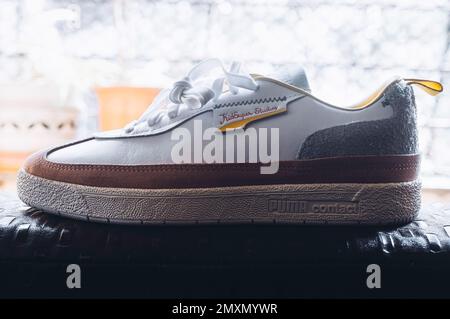Puma Kid super collaboration sneaker Stock Photo - Alamy