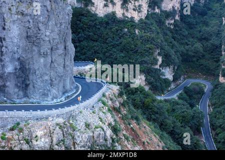 Henan south taihang mountains scenic mountain roads Stock Photo - Alamy