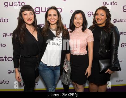 From left, Vanessa Gianfrancesco, Natalia Machado, Pailin Chongchitnant ...