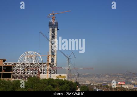 The Grand Mosque of Algiers is under construction in the Algerian ...