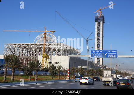 The Grand Mosque of Algiers is under construction in the Algerian ...