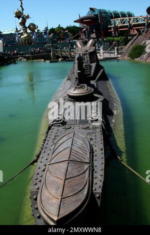Nautilus Mystery Attraction. Disney Land Paris. Captain Nemo's Nautilus ...