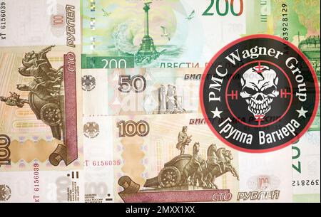 Wagner Group - Russian paramilitary organization logo symbol Stock ...