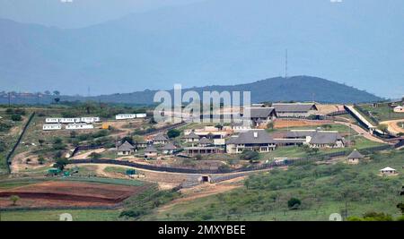 South African President Jacob Zuma homestead in Nkandla area in KwaZulu ...
