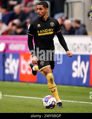 Sheffield United's Max Lowe during the Premier League match at Bramall ...