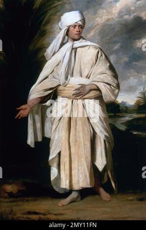 18th-century portrait by Joshua Reynolds, depicting Mrs. Groves in a ...