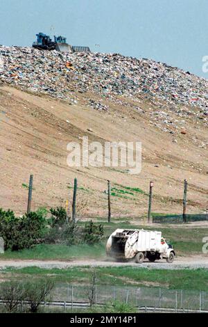 The Fresh Kills landfill in Staten Island in New York City Stock Photo ...