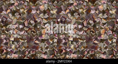 Camouflage wavy marble seamless border. Gradient blur for camo bohemian ...