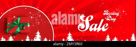 BOXING DAY, text on red rectangle stamp sign Stock Photo - Alamy