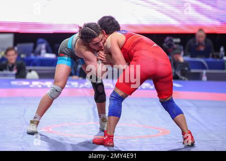 Karla Lorena GODINEZ GONZALEZ of Canada competes during the bronze ...