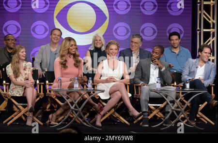 Tony Phelan, from left, Joan Rater, Liev Schreiber, Bel Powley, "Joe ...