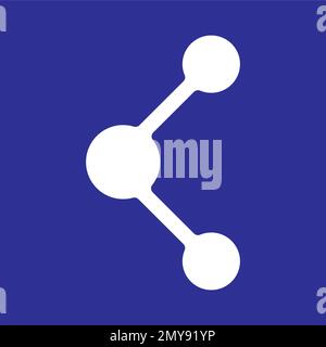 molecule logo vector icon template Stock Vector Image & Art - Alamy