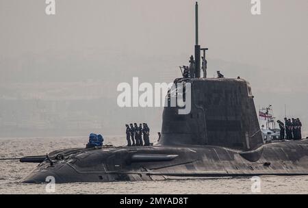 Royal Navy submarine HMS Astute Stock Photo - Alamy