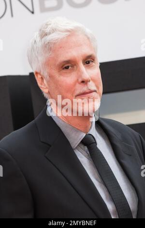 US composer Christopher Rouse poses for photographers upon arrival at ...