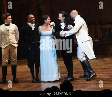 Actor and "Hamilton" creator Lin-Manuel Miranda takes his final ...