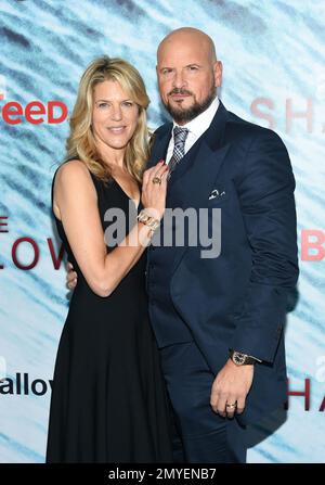 Producers Lynn Harris, left, and Matti Leshem attend the world premiere ...