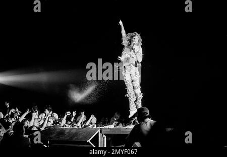 DAVID LEE ROTH US rock musician in 2002. Photo Jeffrey Mayer Stock ...