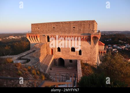 The medieval Castle of Ourem Santarem in Portugal. Palace and fortress ...