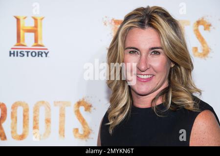 Nancy Dubuc attends History Channel's "Roots" mini-series premiere at ...