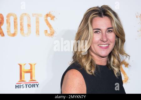 Nancy Dubuc attends History Channel's "Roots" mini-series premiere at ...