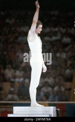 Gymnastics. Aleksandr Dityatin Stock Photo - Alamy