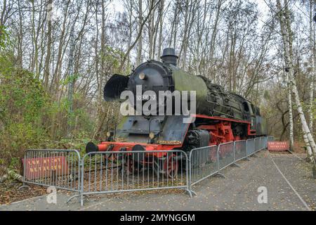 Discarded locomotive class 50, Schöneberger Südgelände nature Park ...