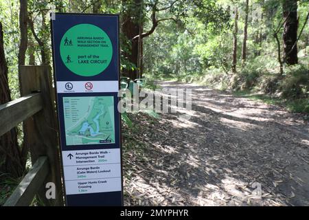 Arrunga Bardo Walk part of the Lake Circuit at Lake Parramatta Reserve ...