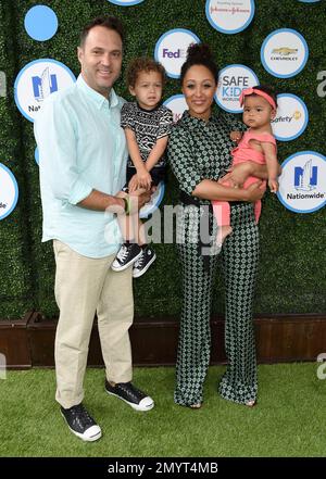 Tamera Mowry-Housley, left, and daughter Ariah Housley, second from ...