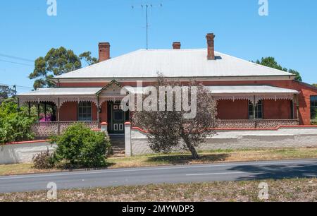 Traditional homestead, Avoca, central Victoria, Australia Stock Photo ...