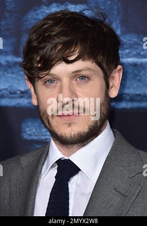 Iwan Rheon attends the season six premiere of "Game Of Thrones" at TCL ...