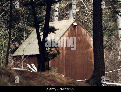 The cabin of Ted Kaczynski, the "Unabomber Stock Photo - Alamy