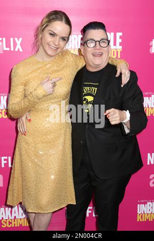 Taryn Manning, left, and Lea DeLaria attend the premiere of Netflix's ...