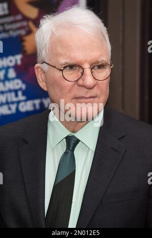 Steve Martin attends the Broadway opening night of "Bright Star" at the ...