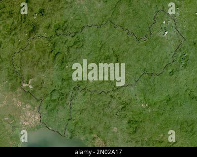 Boaco, department of Nicaragua. Low resolution satellite map. Locations ...