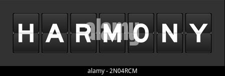 Black color analog flip board with word bogota on gray background Stock ...