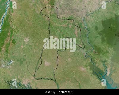 Abia, state of Nigeria. High resolution satellite map. Locations and ...