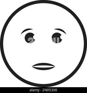 facial expression icon vector logo design and illustration Stock Vector ...