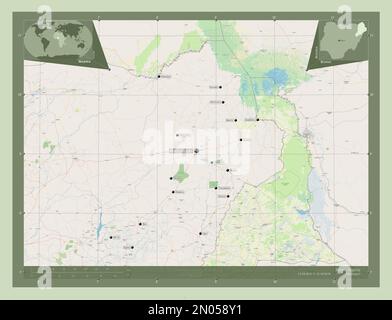 Borno, state of Nigeria. Open Street Map Stock Photo - Alamy