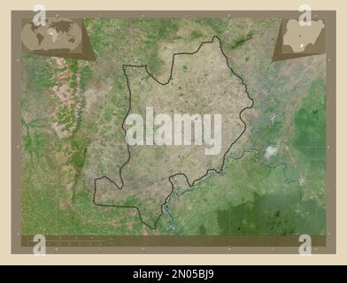 Ebonyi, state of Nigeria. High resolution satellite map Stock Photo - Alamy