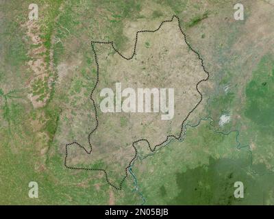 Ebonyi, state of Nigeria. High resolution satellite map. Locations and ...