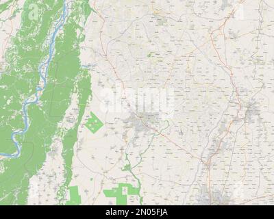 Imo, state of Nigeria. Open Street Map. Locations of major cities of ...