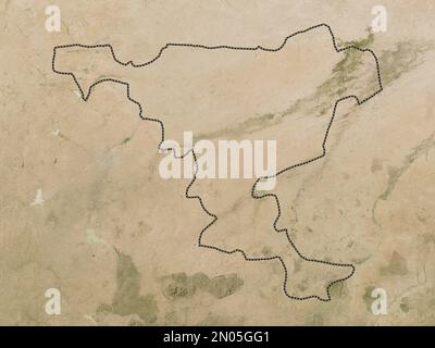 Jigawa, state of Nigeria. Low resolution satellite map. Locations of ...