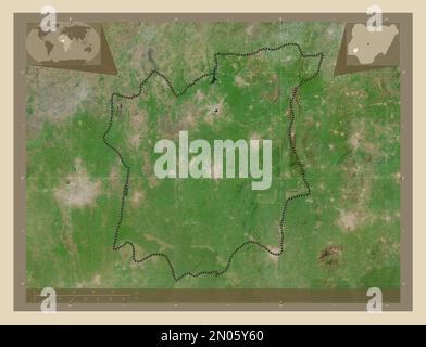 Osun, state of Nigeria. High resolution satellite map Stock Photo - Alamy