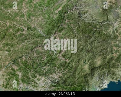 Chagang-do, province of North Korea. High resolution satellite map ...