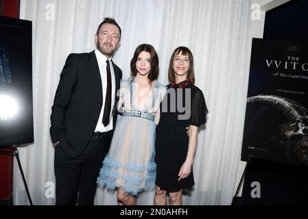 Ralph Ineson, Anya Taylor-Joy and Kate Dickie seen at A24 'The Witch ...