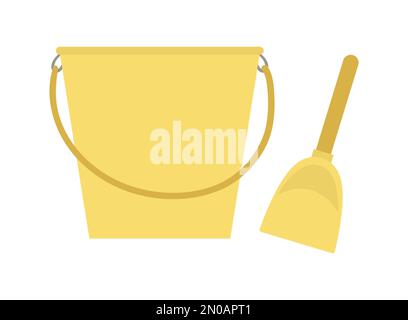 Sand Bucket And Shovel Clipart