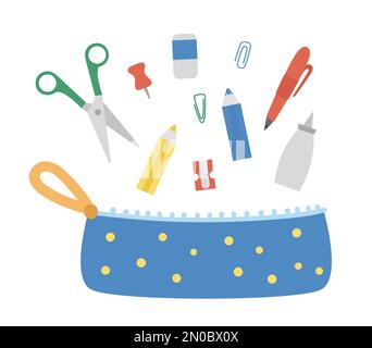 Colored pencils clipart, illustration vector Stock Vector Image & Art ...